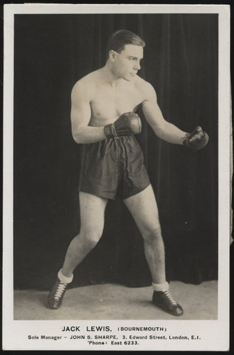 Real Photo - 'Jack Lewis' (c1930's) - Unused Boxing Postcard | eBay