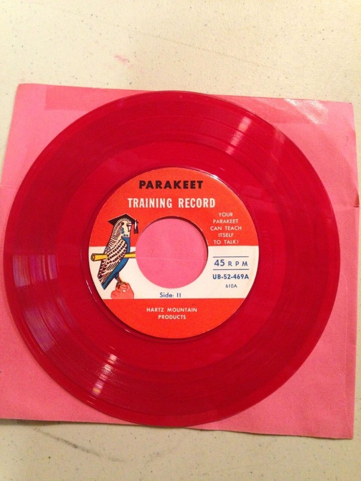 Poly Want a Cracker: Parakeet Training Record by Hartz Mountain 45rpm ...