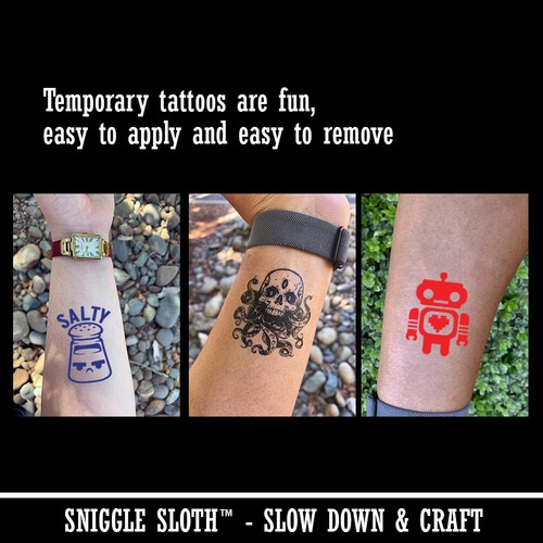 Bullseye Target Temporary Tattoo Water Resistant Set | eBay