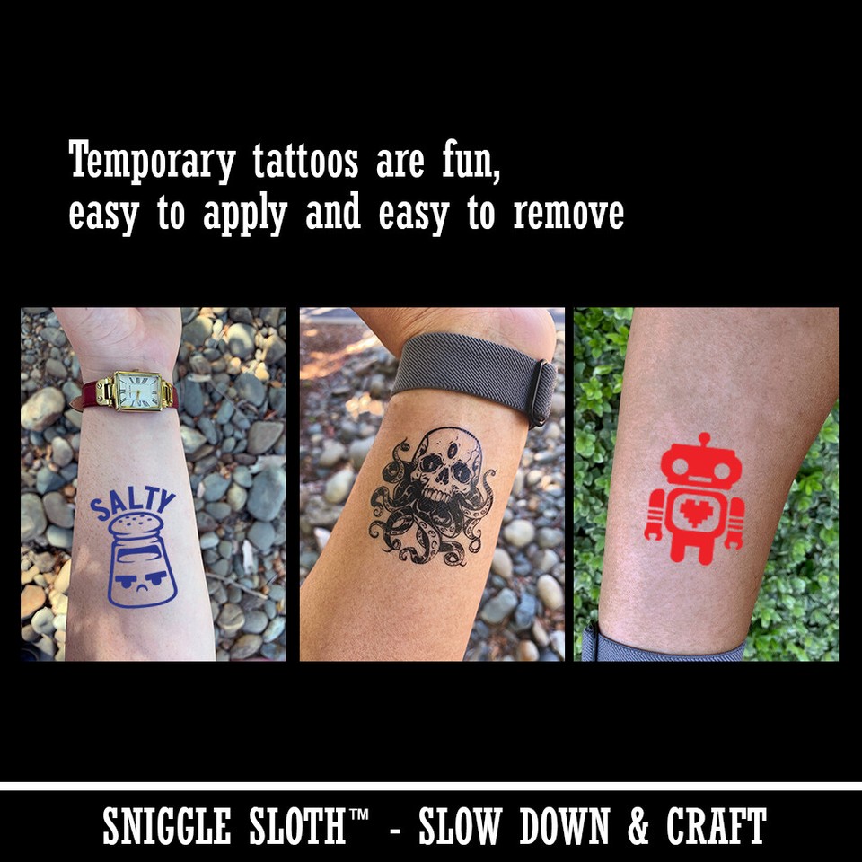 Bullseye Target Temporary Tattoo Water Resistant Set | eBay