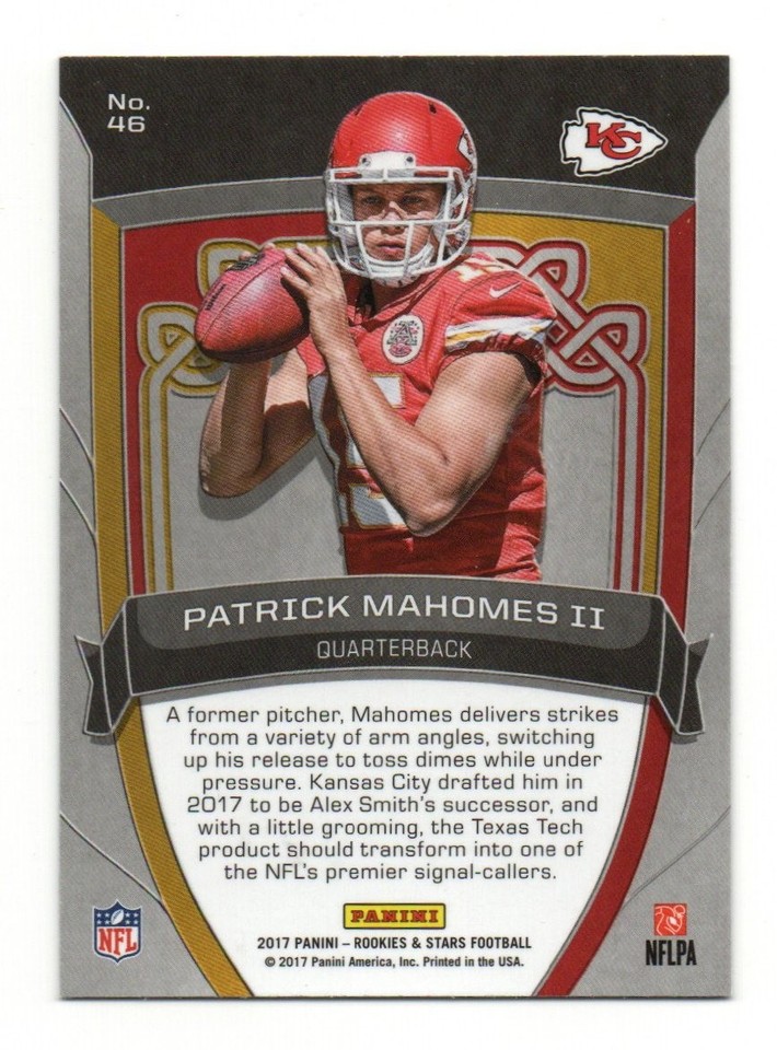 2017 Panini Rookies & Stars Patrick Mahomes II Crusade Kansas City ...