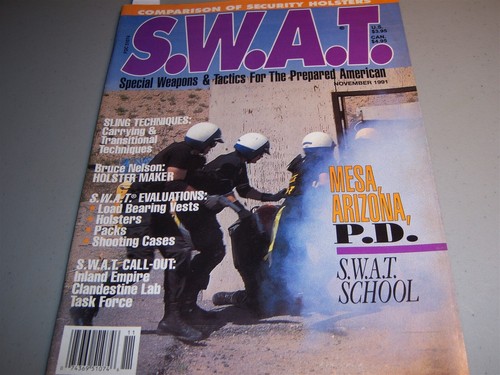 SWAT Survival Weapons and Tactics Magazine November 1991 Volume 10 ...