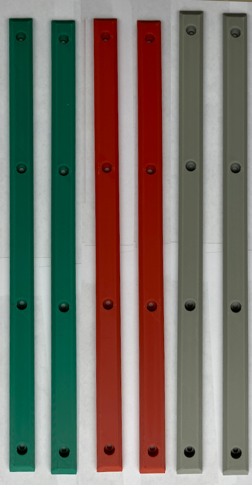 Skateboard Rails Old School Plastic with Mounting Screws by Century ...