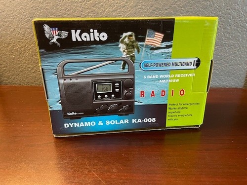 KAITO Radio KA-008 AM/FM Shortwave, Dynamo & Solar Charging, Emergency ...