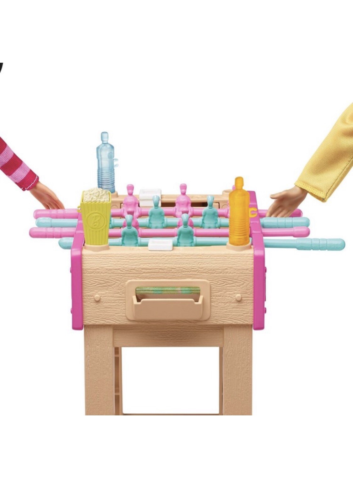 Barbie Game Night Mini Playset Foosball Table 2 Fashionistas Dolls Grg7 ...