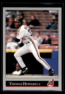 1992 Leaf #456 Thomas Howard Cleveland Indians Pack Fresh Mint+ | eBay