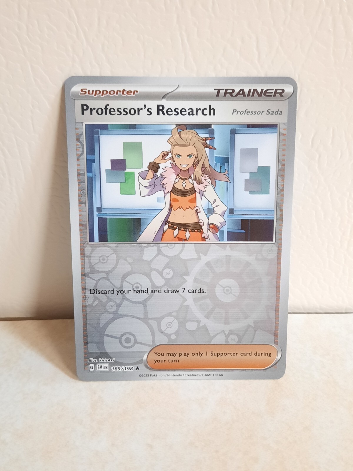 Professor’s Research 189/198 Scarlet & Violet (Reverse Holo Rare ...