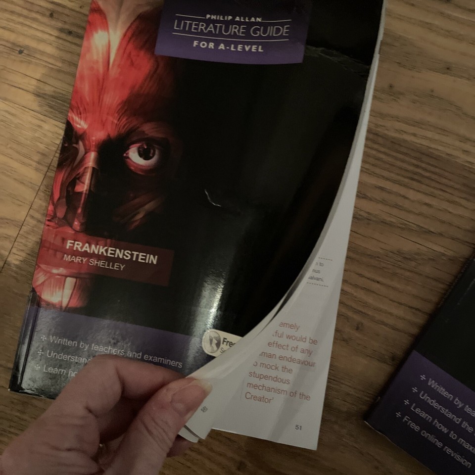 A Level Literature Study Guides Philip Allan : Frankenstein, Streetcar ...