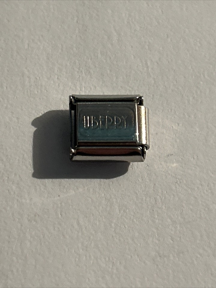 9mm Italian Charm Link Stainless Steel RN With Medical Symbol Uberry ...