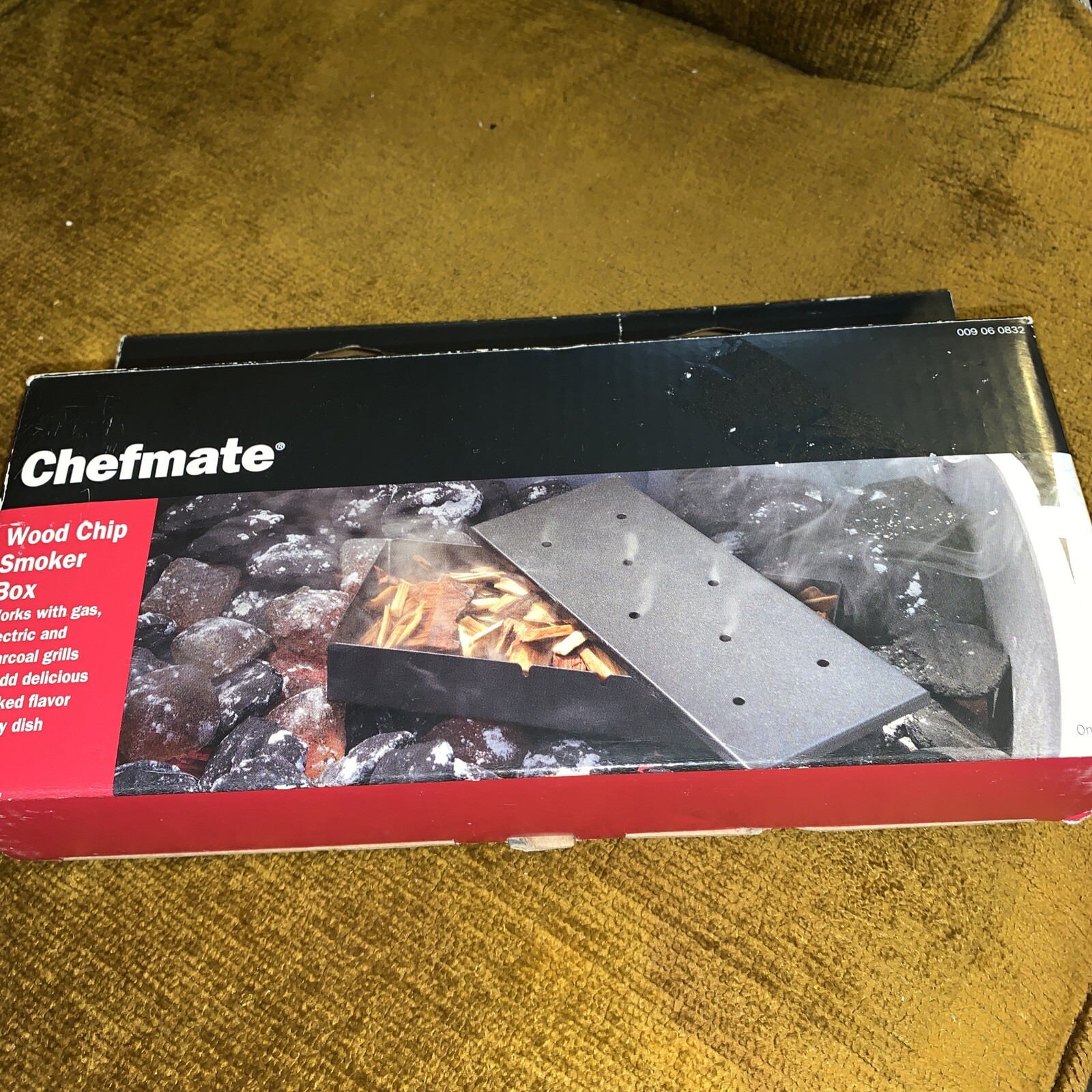 Chefmate Wood Chip Smoker Box for Barbecue New Sealed Box | eBay