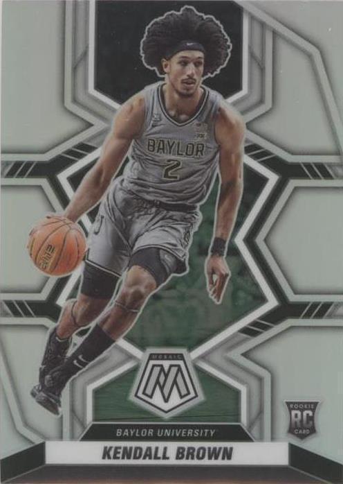 2022-23 Panini Chronicles Draft Picks - Mosaic Kendall Brown #15 Silver ...