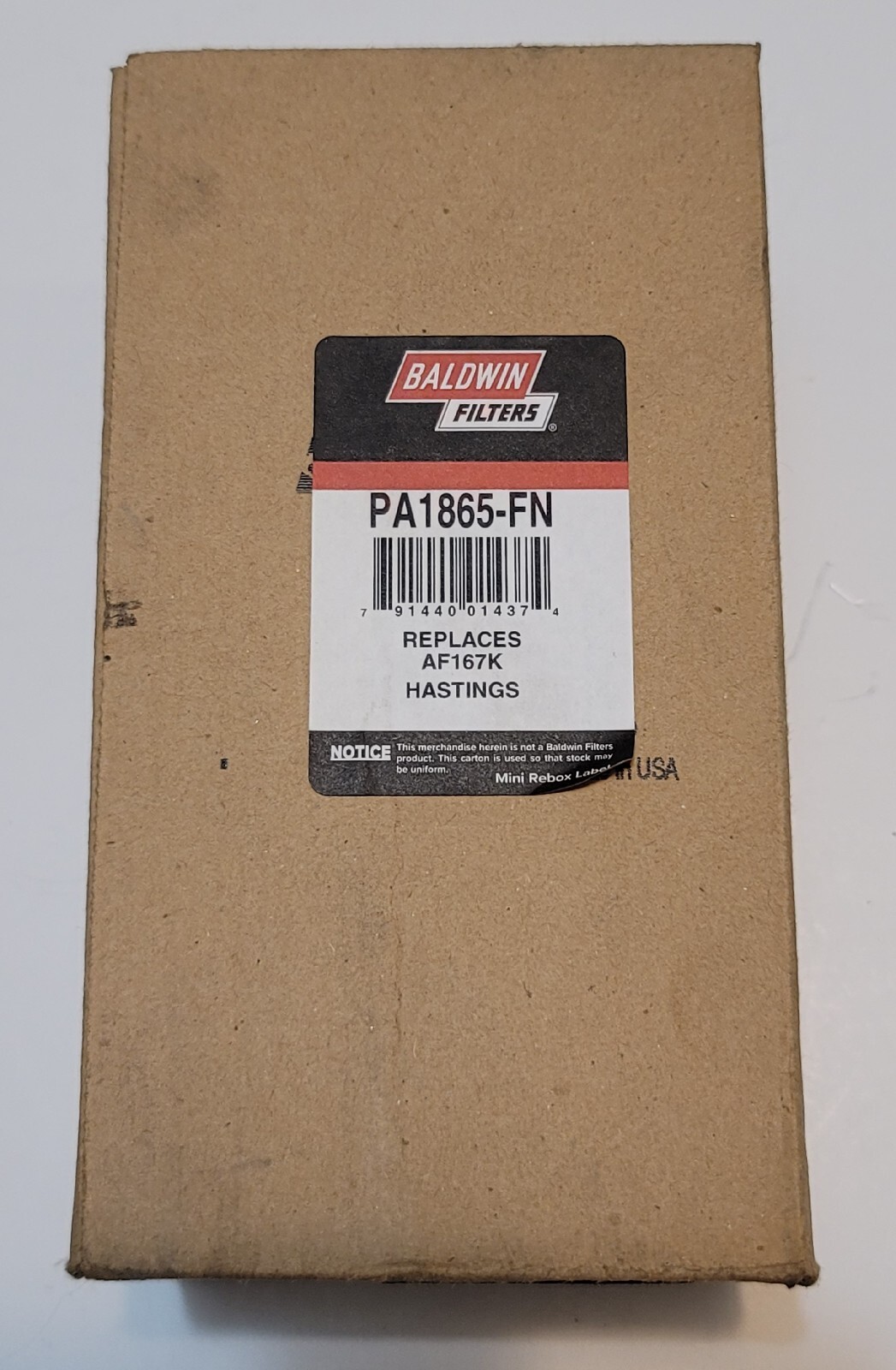 BALDWIN PA1865-FN - Air filter cross reference