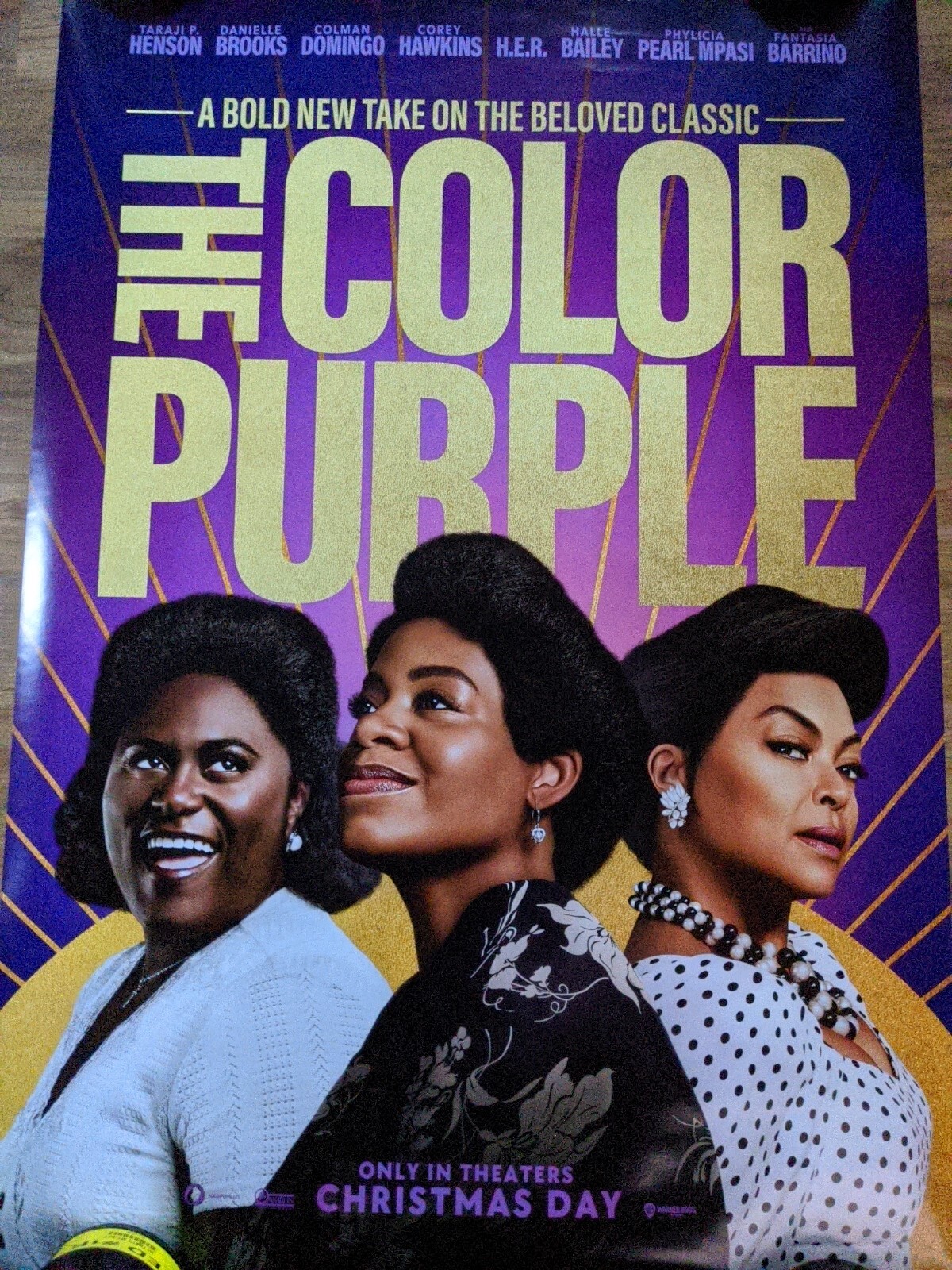 The Color Purple - original DS movie poster 27x40 2023 US Advance | eBay