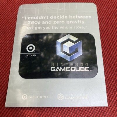Nintendo Gamecube Console System Target Promo Gift Card (no money left ...
