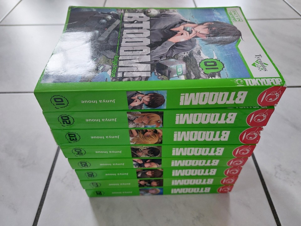 Btooom! Manga Junya Inoue Band 1-8 Tokyopop Deutsch | eBay.de