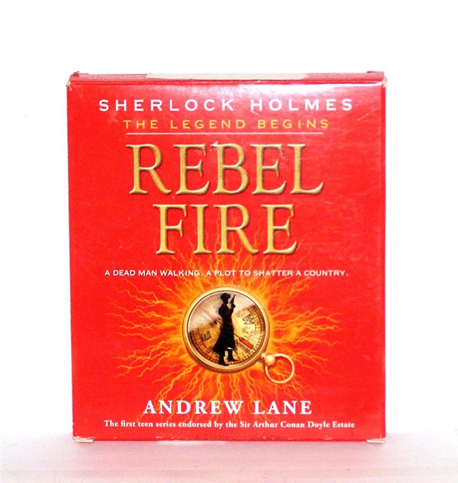 BOOK/AUDIOBOOK CD Andrew Lane Fiction Novel Mystery Thriller REBEL FIRE ...