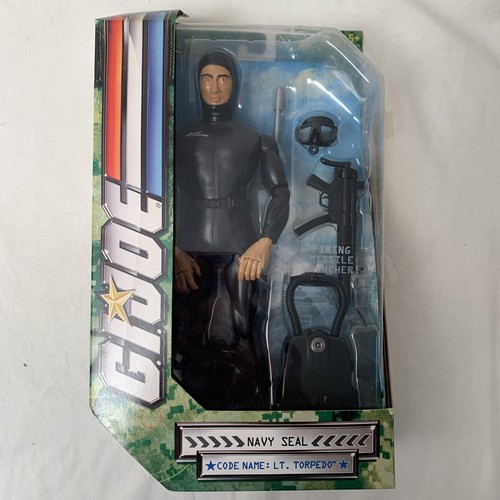 GI Joe Navy SEAL Code Name Lt. Torpedo 12” Action Figure NEW 2008 ...