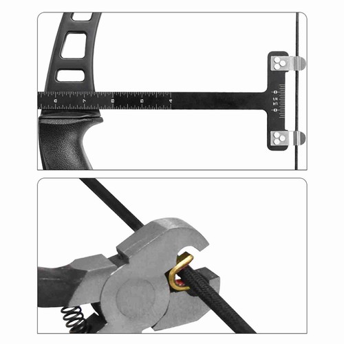 Archery Adjustment Tool Bow String Nocking Points Pliers T Squares ...