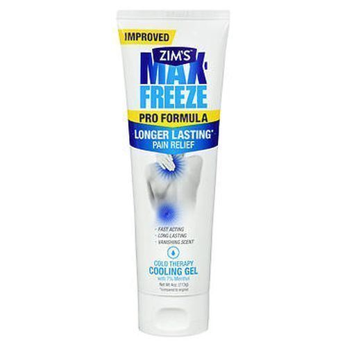 Zim's Max-Freeze Pro Formula Cold Therapy Cooling Gel 0 Oz By Zims ...