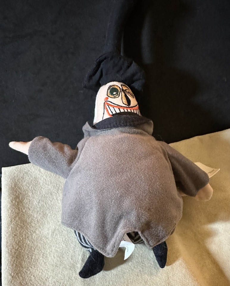 New NIGHTMARE BEFORE CHRISTMAS Mayor 12” Beanie Plush Spinhead Rare ...