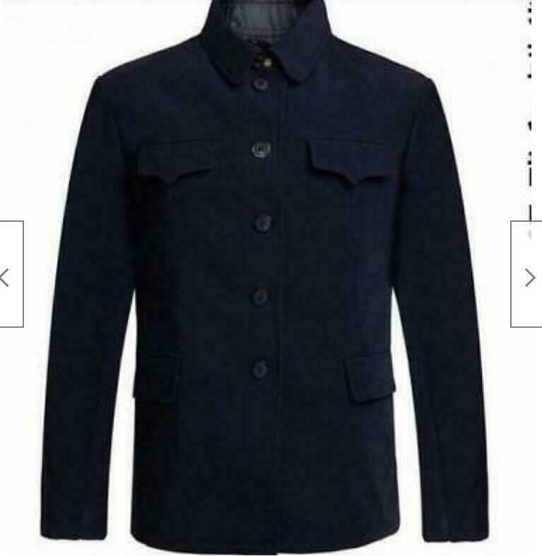 Mao Suit Men's Ethnic Coat Single Breasted Jacket Retro Thicken Cotton ...
