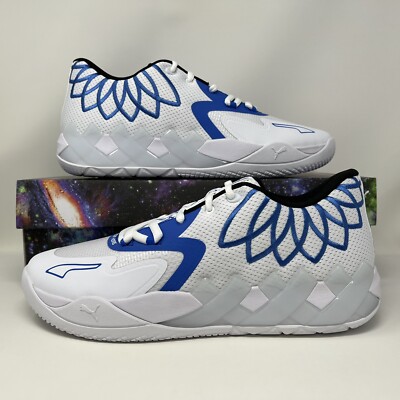 PUMA MB.01 MB1 Lo Team Colors White Royal Blue LaMelo Men's Size 13 ...