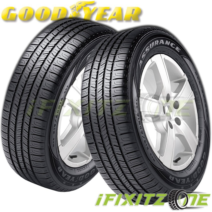2 Goodyear Assurance All-Season 215/55R16 93H 65000 Mile Warranty, TWO ...