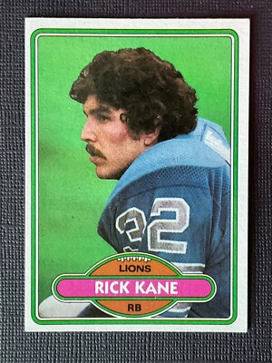 Rick Kane 1980 Topps Football Card #324 - Detroit Lions NM | eBay