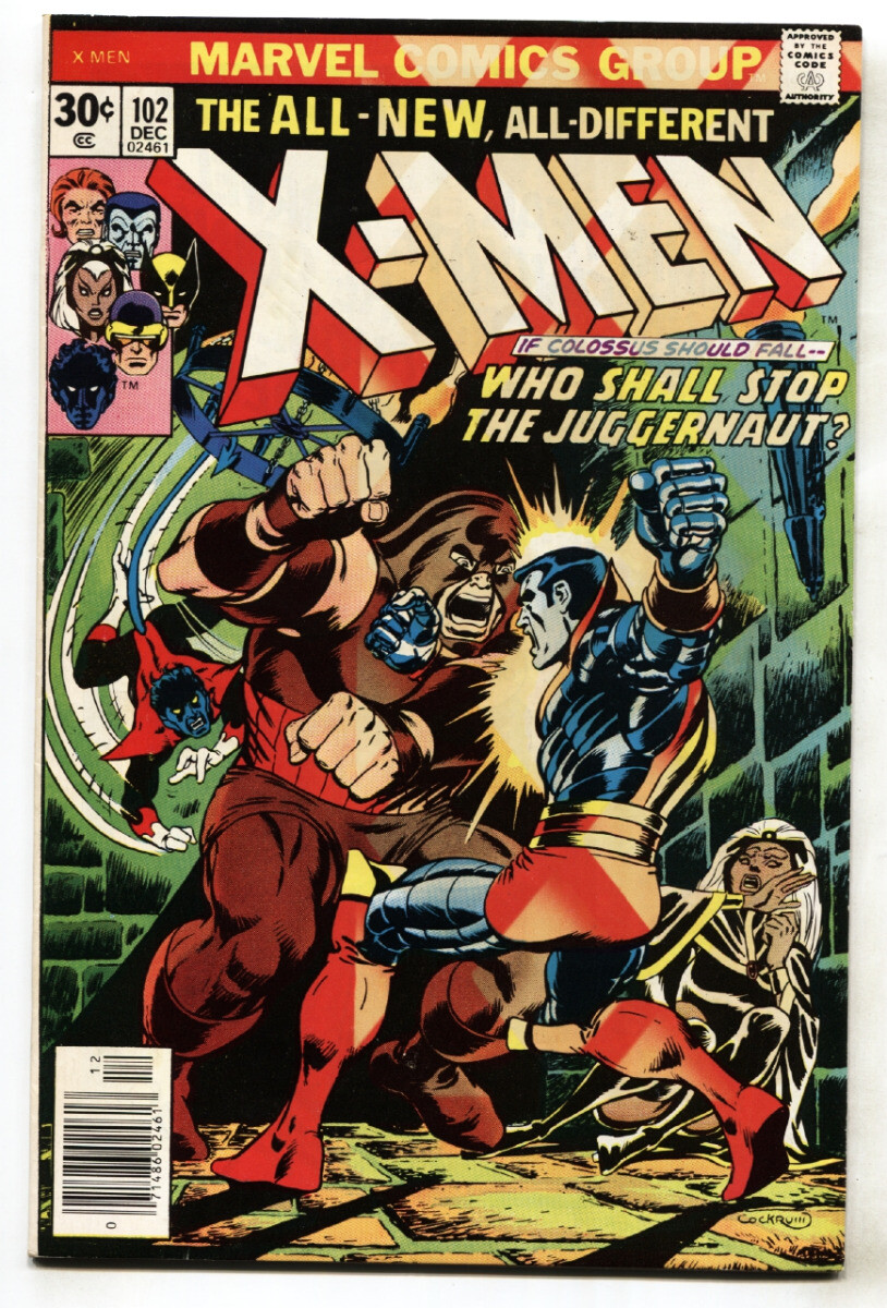 X-MEN #102-ORIGIN OF STORM-1976-comic book-printing error | eBay