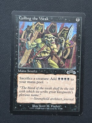 Magic the Gathering Culling the Weak | eBay