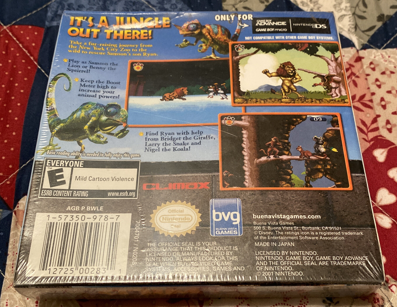 Walt Disney Pictures Presents The Wild (Nintendo Game Boy Advance, 2006 ...