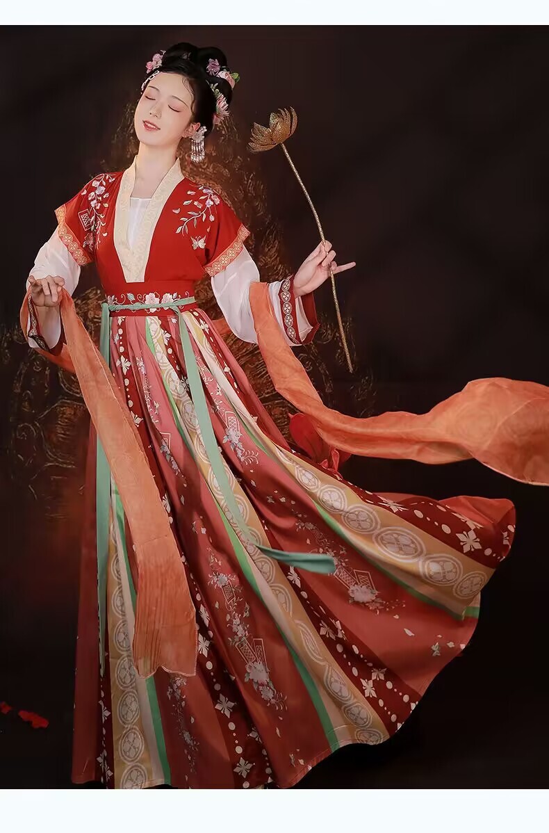 Women's Chinese Hanfu Dress Ancient Traditional Hanfu Sets Retro Ethnic ...
