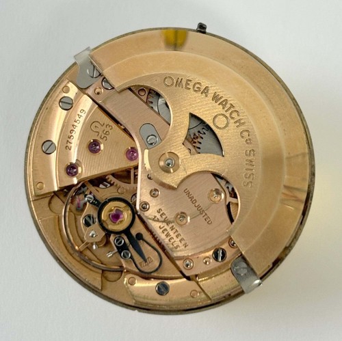Omega Cal 563 Watch Parts Movement Calendar Disk Fork Wheels Springs ...