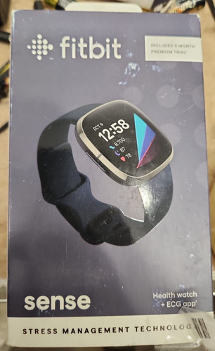 Fitbit Sense 1st Gen Advanced Health & Fitness Activity Tracker Black ...