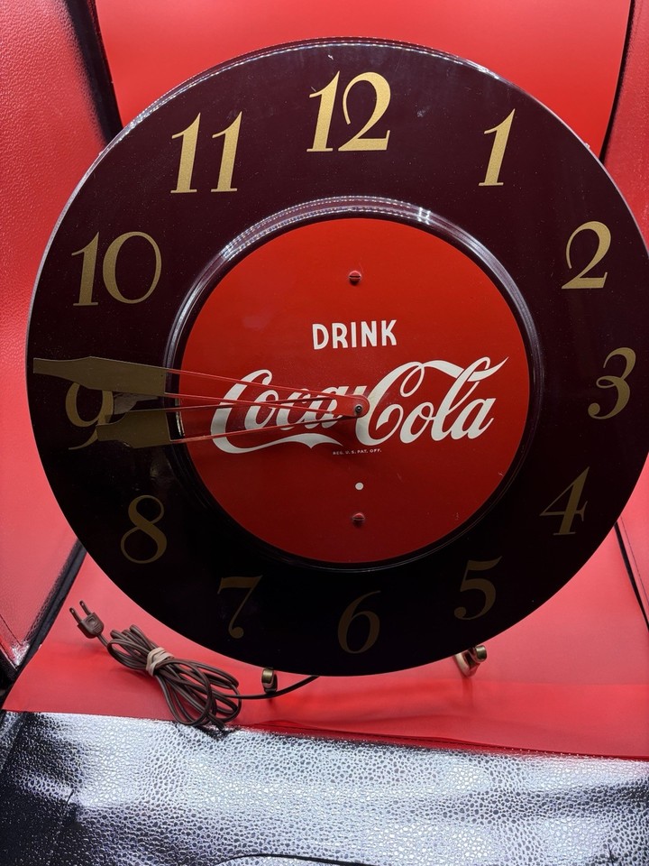 1940/50’s Metal Coca-Cola Clock. Sold In The Condition As Is. | eBay
