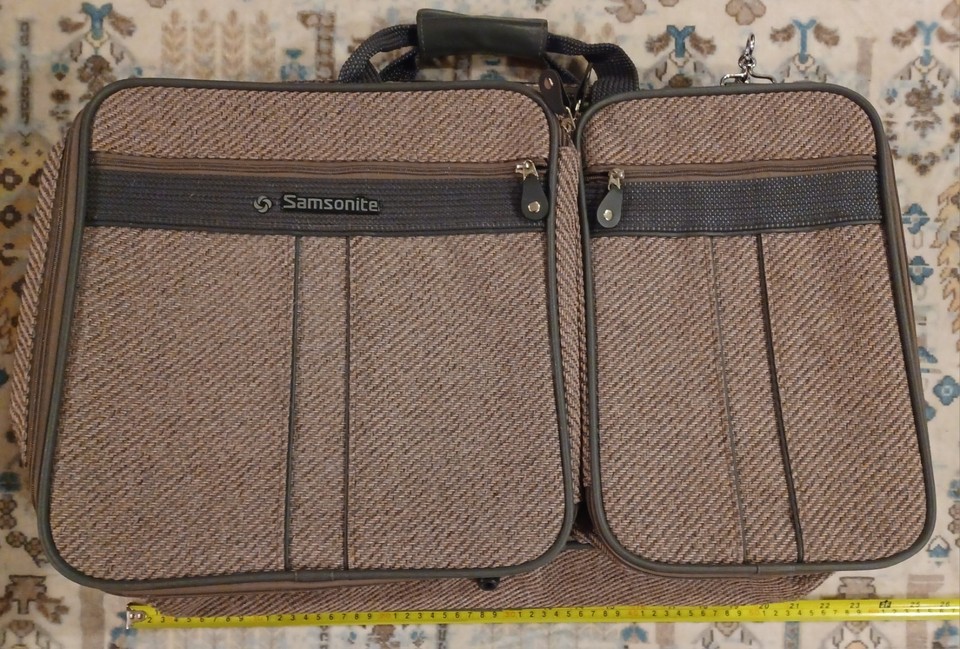 1987 Samsonite Silhouette Vintage Suitcase Carry On 23x15 Luggage | eBay