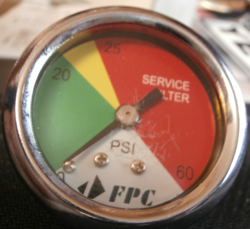 Universal 2" Hydraulic Filter Service Indicator Gauge 60 psi | eBay