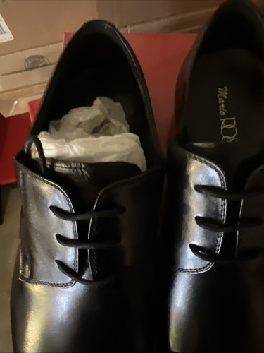 Mario Rossini Italian Men’s Black Leather Oxford's Size Euro 44/ US 11 ...