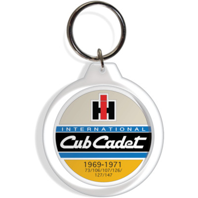 IH Cub Cadet Garden Farm Tractor 69-71 Keychain Keyring yard lawn mower ...