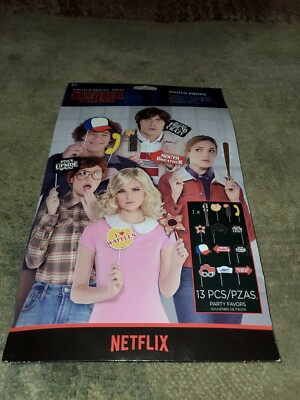 Stranger Things selfie PHOTO BOOTH PROPS 13pc Hawkins binge watch ...
