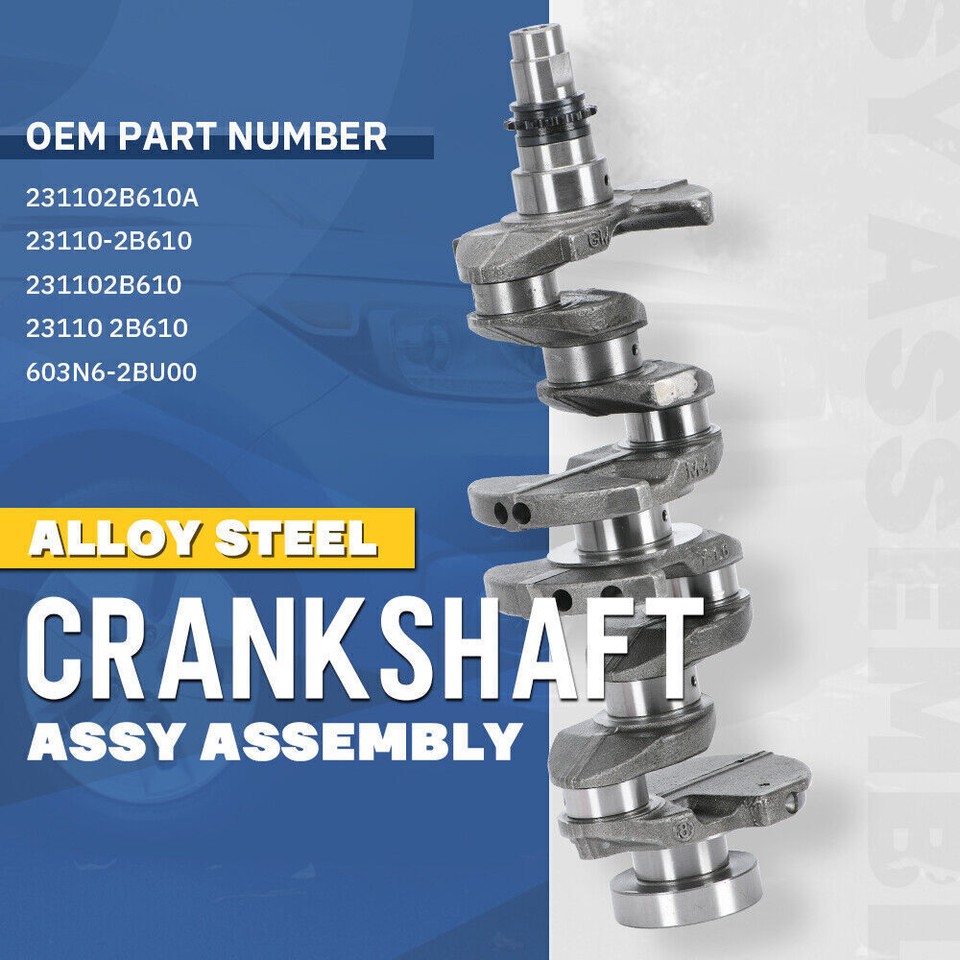 Engine Crankshaft & Main Rod Bearings Kit For 13-17 Hyundai Accent Kia ...