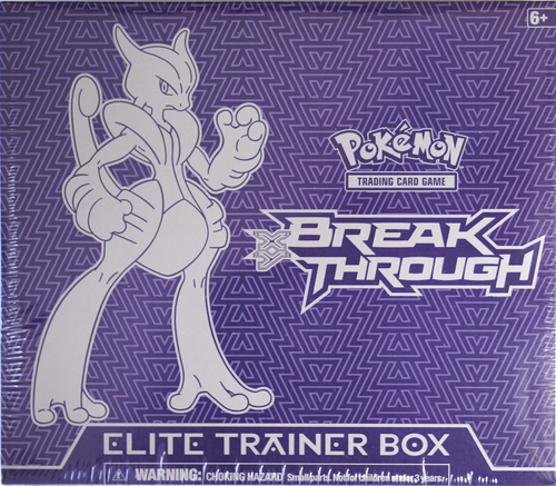 Pokemon XY Breakthrough Mewtwo X Purple Elite Trainer Box Brand New ...