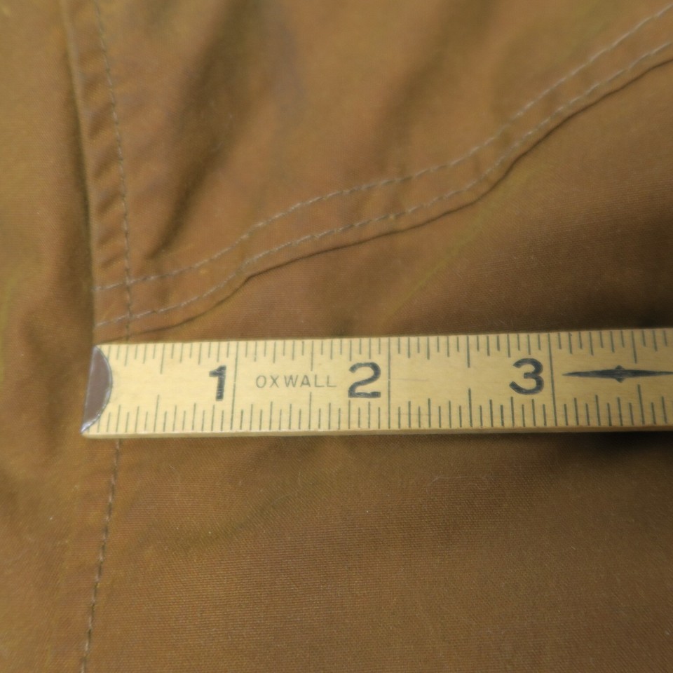 Filson Lightweight Ranger Bomber Jacket Mens XL Brown Tobacco Oilskin ...