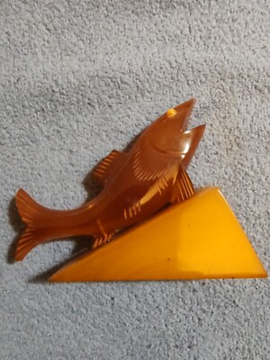 Rare Vintage Bakelite Fish Figurine. Germany 1950s. Approx. 3" Long | eBay