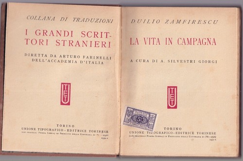 Marca da Bollo su Libro Aumento Prezzo Copertina 5 % 1940 | eBay