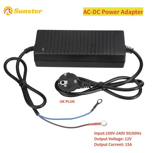 12V 12A 110W Heater Adapter Power Cord AC to DC100V-240V to 12V Power ...