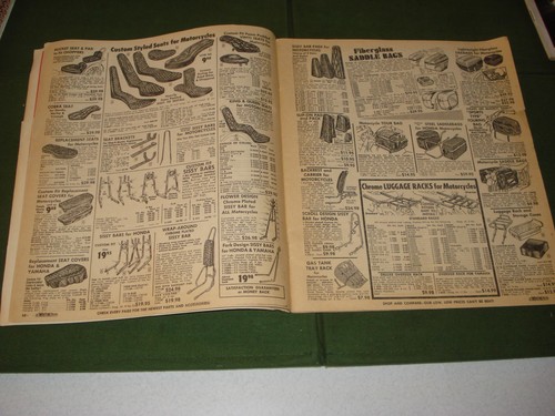 VINTAGE 1974 JC WHITNEY MOTORCYCLE PARTS And ACCESSORIES BROCHURE -40 ...