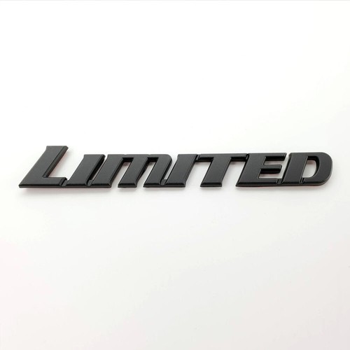 2pc Fits Toyota Tundra Tacoma 4Runner Limited Matte Black Emblem PT413 ...