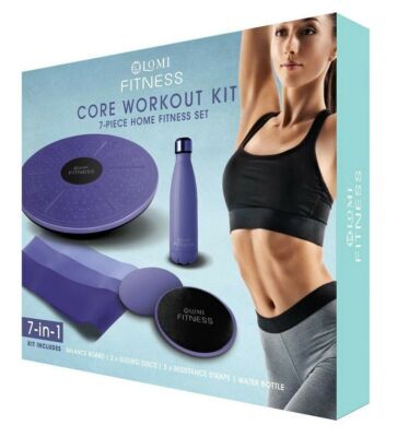 Lomi Fitness Core Workout Kit Seven-Piece Home Fitness Set Balance ...