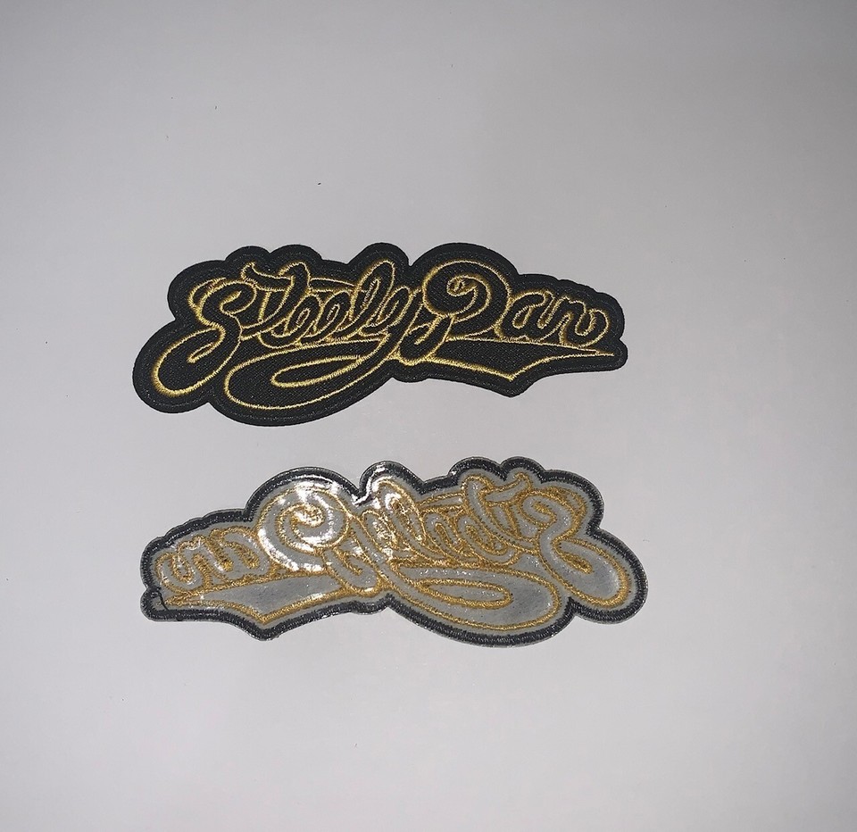 Steely Dan logo Patch - Aja the royal scam lp emroidered iron on gold ...